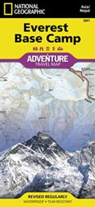 everest base camp map [nepal] (national geographic adventure map, 3001)