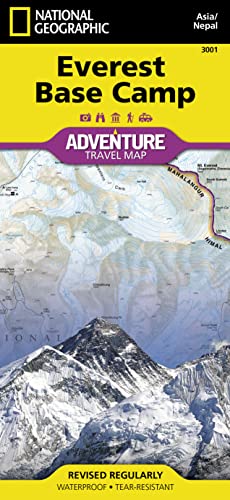 Everest Base Camp Map [Nepal] (National Geographic Adventure Map, 3001)