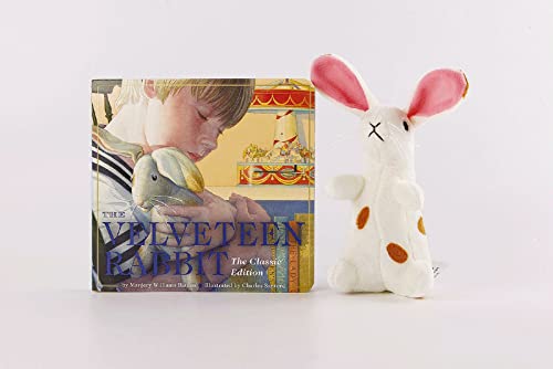 The Velveteen Rabbit Plush Gift Set: The Classic Edition Board Book + Plush Stuffed Animal Toy Rabbit Gift Set (The Classic Tale of a Stuffed Animal Come to Life)