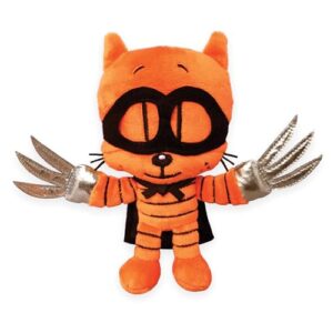 merrymakers dog man's cat kid, 6.5-inch, based on dav pilkey's bestselling dog man series, orange