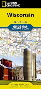 wisconsin map (national geographic guide map)