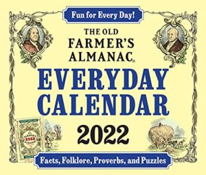 the 2022 old farmer's almanac everyday calendar