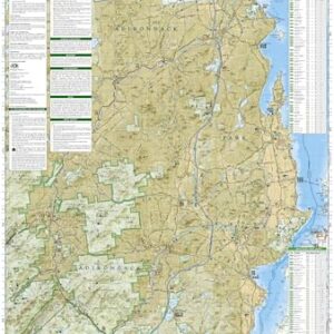 Lake Placid, High Peaks: Adirondack Park Map (National Geographic Trails Illustrated Map, 742)