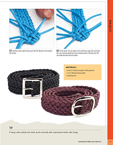 Paracord Outdoor Gear Projects: Simple Instructions for Survival Bracelets and Other DIY Projects (Fox Chapel Publishing) 12 Easy Lanyards, Keychains, and More using Parachute Cord for Ropecrafting