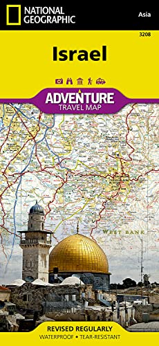 Israel Map (National Geographic Adventure Map, 3208)