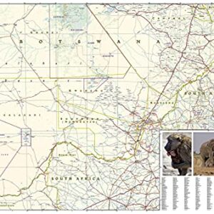 Botswana Map (National Geographic Adventure Map, 3207)