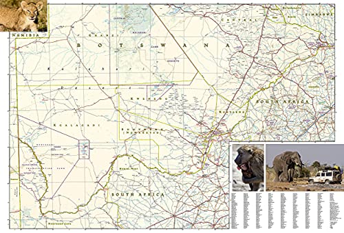 Botswana Map (National Geographic Adventure Map, 3207)