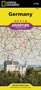 germany map (national geographic adventure map, 3312)