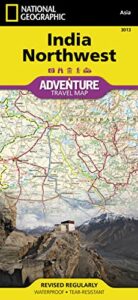 india northwest map (national geographic adventure map, 3013)