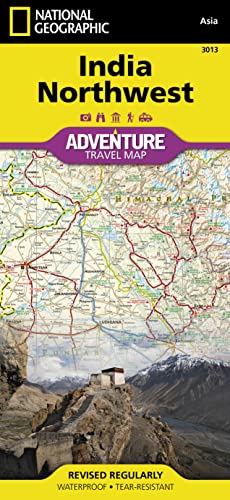 India Northwest Map (National Geographic Adventure Map, 3013)