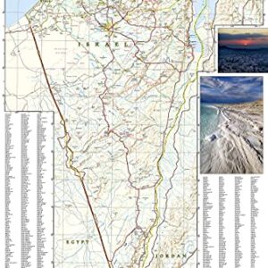 Israel Map (National Geographic Adventure Map, 3208)