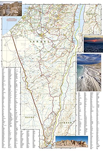 Israel Map (National Geographic Adventure Map, 3208)