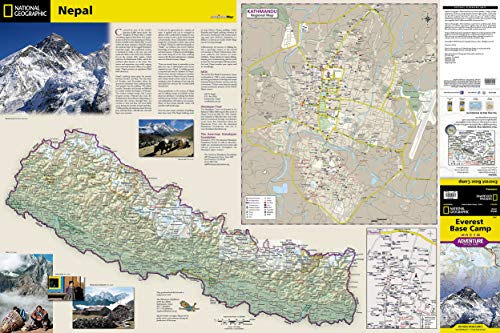 Everest Base Camp Map [Nepal] (National Geographic Adventure Map, 3001)