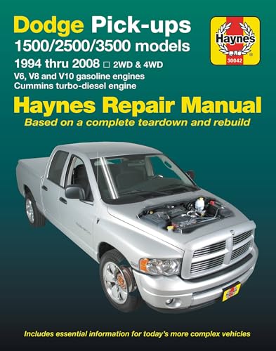 Dodge Pick-ups: 2002 thru 2008 (Haynes Repair Manual)