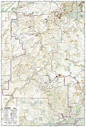 Canyonlands National Park (National Geographic Trails Illustrated Map) (National Geographic Trails Illustrated Map, 210)