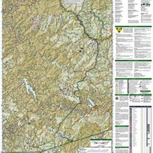 Nantahala and Cullasaja Gorges Map [Nantahala National Forest] (National Geographic Trails Illustrated Map, 785)