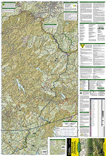 Nantahala and Cullasaja Gorges Map [Nantahala National Forest] (National Geographic Trails Illustrated Map, 785)