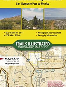 Pacific Crest Trail: San Jacinto and Laguna Mountains Map [San Gorgonio Pass to Mexico] (National Geographic Topographic Map Guide, 1012)