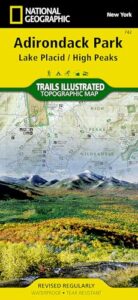 lake placid, high peaks: adirondack park map (national geographic trails illustrated map, 742)