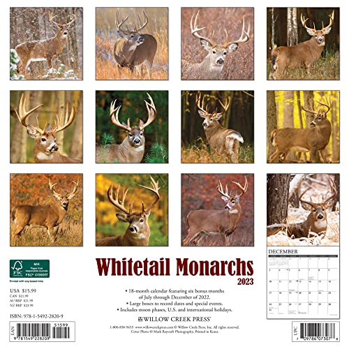 Whitetail Monarchs 2023 Wall Calendar