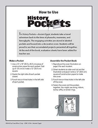 History Pockets: Ancient Egypt - Grades 4-6+