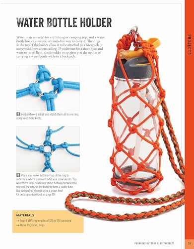 Paracord Outdoor Gear Projects: Simple Instructions for Survival Bracelets and Other DIY Projects (Fox Chapel Publishing) 12 Easy Lanyards, Keychains, and More using Parachute Cord for Ropecrafting