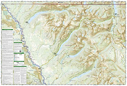 North Fork: Glacier National Park Map (National Geographic Trails Illustrated Map, 313)