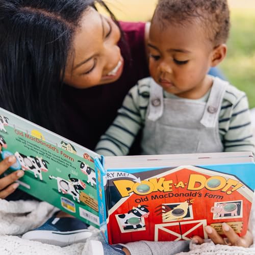 Melissa & Doug Children's Book - Poke-a-Dot: Old MacDonald’s Farm (Board Book with Buttons to Pop) - FSC Certified