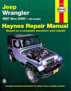 cengage learning jeep wrangler 1987 - 2011 repair manual