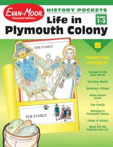 history pockets: life in plymouth colony, grades 1-3