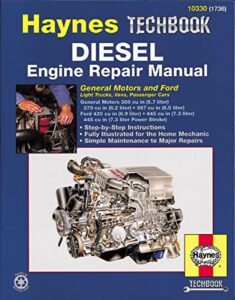 ford & gm diesel engine repair haynes techbook (haynes repair manuals)