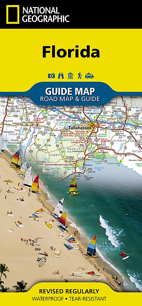 Florida Map (National Geographic Guide Map)