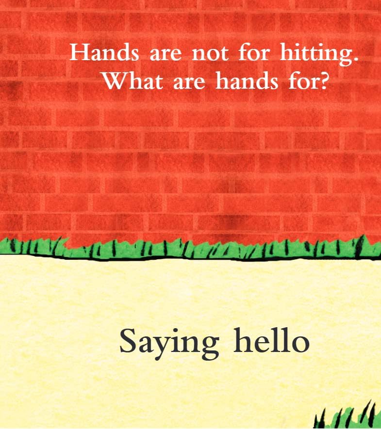 Hands Are Not for Hitting (Board Book) (Best Behavior Series)