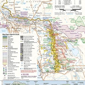 Pacific Crest Trail: San Jacinto and Laguna Mountains Map [San Gorgonio Pass to Mexico] (National Geographic Topographic Map Guide, 1012)