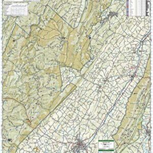 Massanutten and Great North Mountains Map [George Washington National Forest] (National Geographic Trails Illustrated Map, 792)