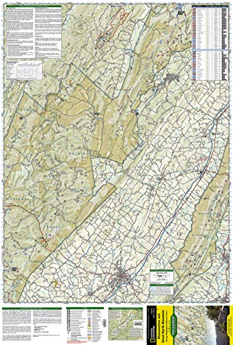 Massanutten and Great North Mountains Map [George Washington National Forest] (National Geographic Trails Illustrated Map, 792)