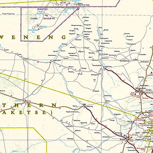 Botswana Map (National Geographic Adventure Map, 3207)