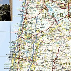 Israel Map (National Geographic Adventure Map, 3208)