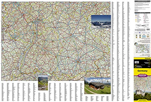 Germany Map (National Geographic Adventure Map, 3312)