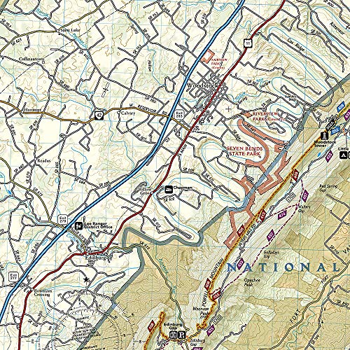 Massanutten and Great North Mountains Map [George Washington National Forest] (National Geographic Trails Illustrated Map, 792)