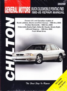 chilton's general motors buick, oldsmobile, pontiac fwd 1985-05 repair manual