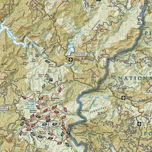 Nantahala and Cullasaja Gorges Map [Nantahala National Forest] (National Geographic Trails Illustrated Map, 785)