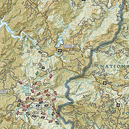 Nantahala and Cullasaja Gorges Map [Nantahala National Forest] (National Geographic Trails Illustrated Map, 785)