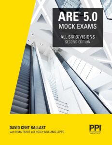 ppi are 5.0 mock exams all six divisions, 2nd edition – practice exams for each ncarb 5.0 exam division