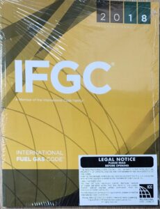 2018 international fuel gas code (international code council series)