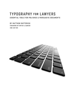 typography for lawyers 2nd