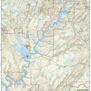 Glen Canyon National Recreation Area (National Geographic Trails Illustrated Map)