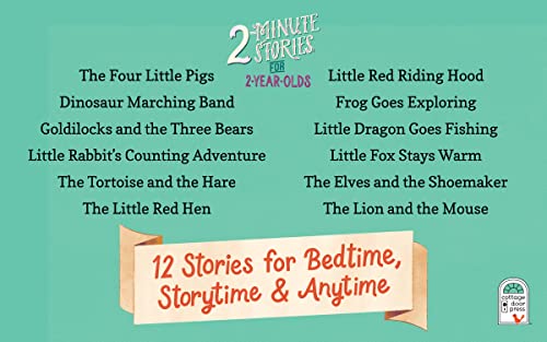 2-Minute Stories for 2-Year-Olds - Read-Aloud Treasury, Ages 2-5