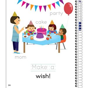 Wipe Clean Sight Words Activity Book for Kids Ages 3-5: Over 90 Words to Trace, Wipe Clean, Practice, and Learn! Includes Dry Erase Marker (Start Little Learn Big)