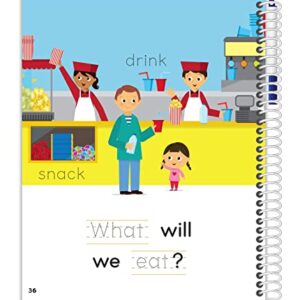 Wipe Clean Sight Words Activity Book for Kids Ages 3-5: Over 90 Words to Trace, Wipe Clean, Practice, and Learn! Includes Dry Erase Marker (Start Little Learn Big)